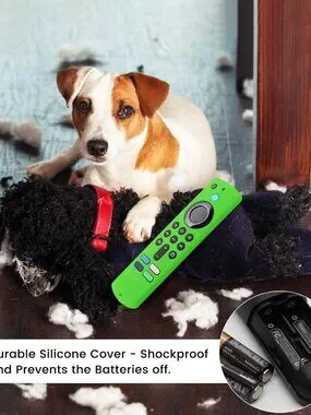 Other | 2pack Glowing Green Glow Blue Remote Cover For Amazon Fire Tv ...